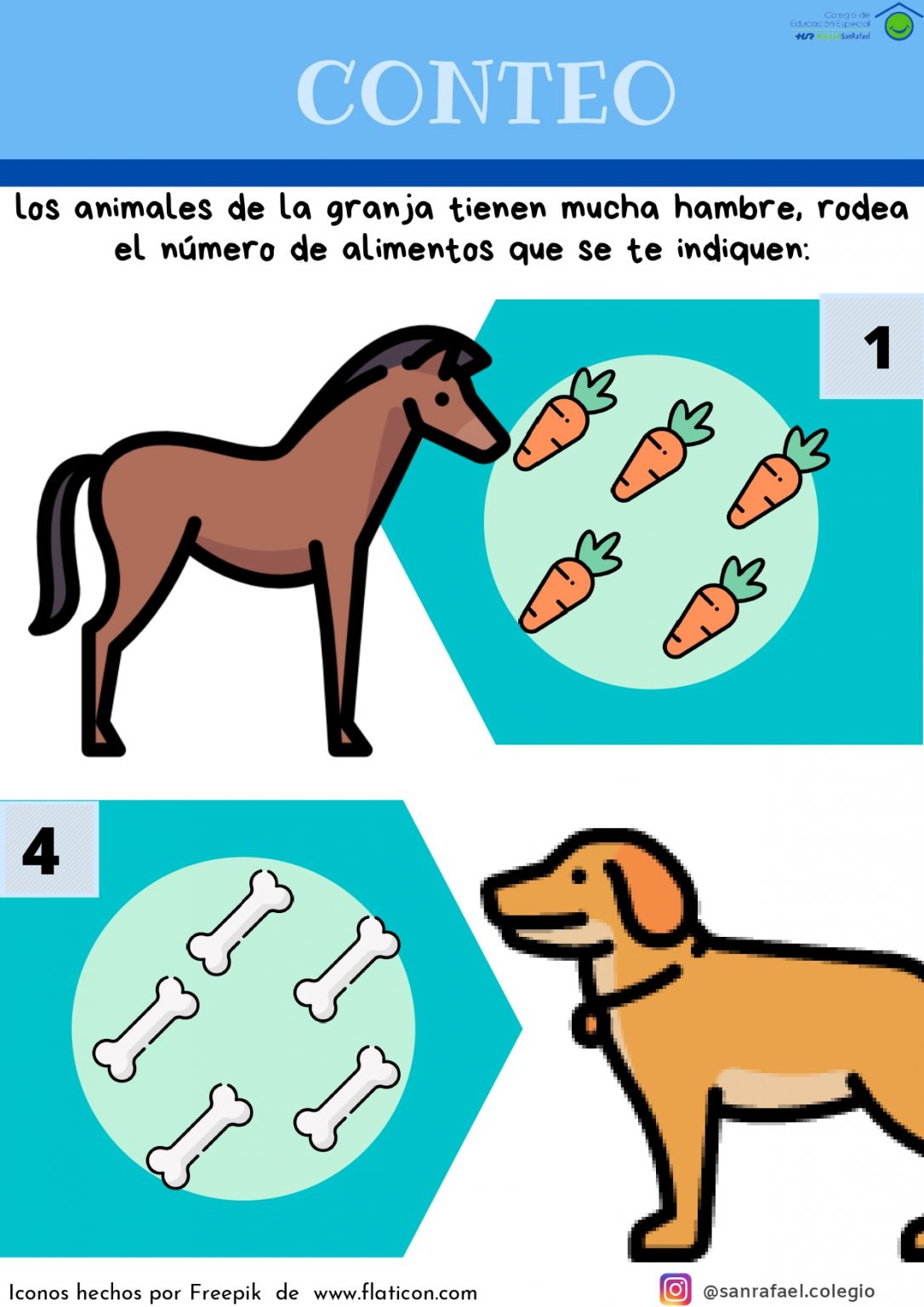 Librito de actividades para trabajar el conteo en Infantil -Orientacion Andujar