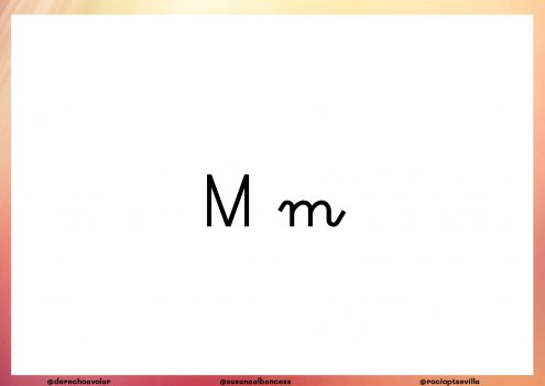 El mundo de las letras letra m - Orientacion Andujar