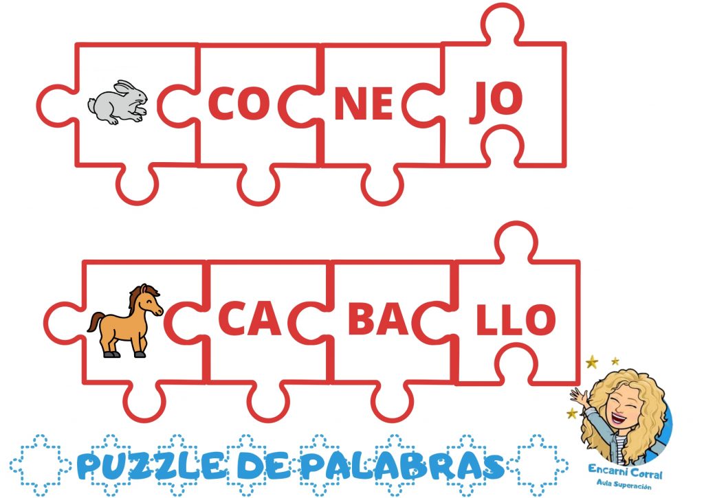 Puzzles de animales -Orientacion Andujar