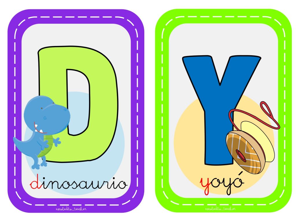 Precioso abecedario infantil para decorar tu clase -Orientacion Andujar