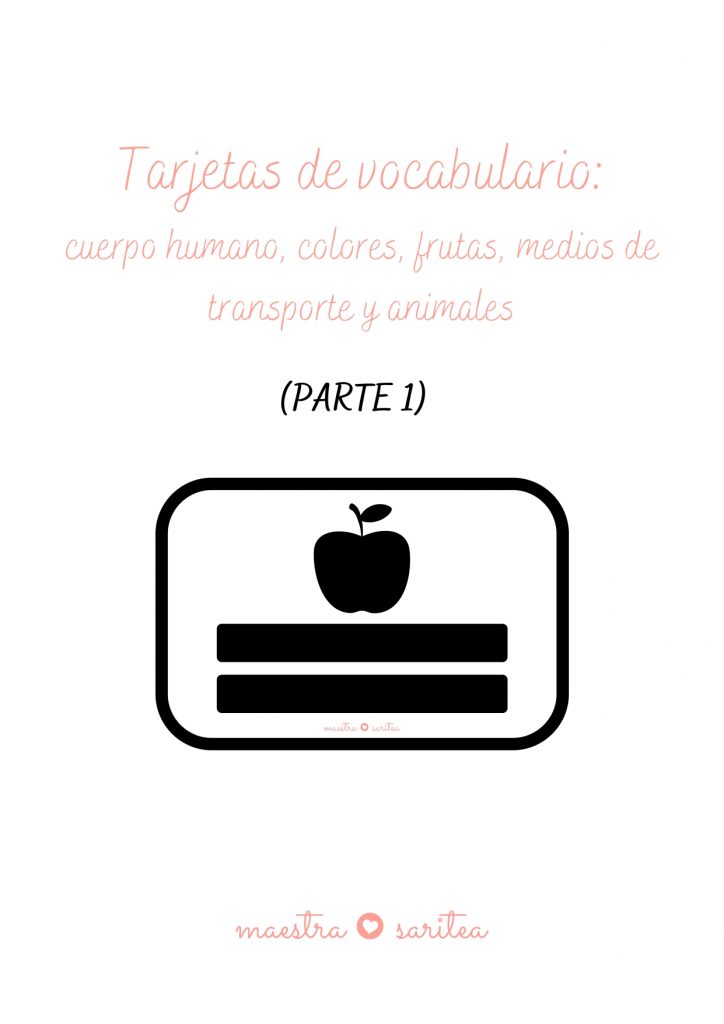 Tarjetas de vocabulario -Orientacion Andujar