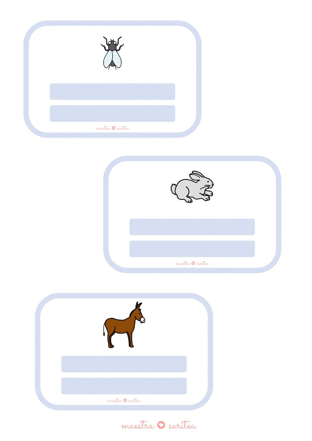 Tarjetas de vocabulario -Orientacion Andujar