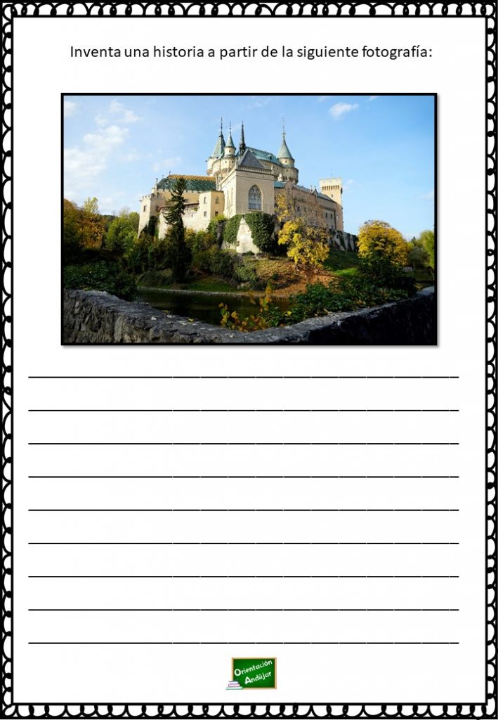 Escritura creativa a partir de fotografías reales -Orientacion Andujar