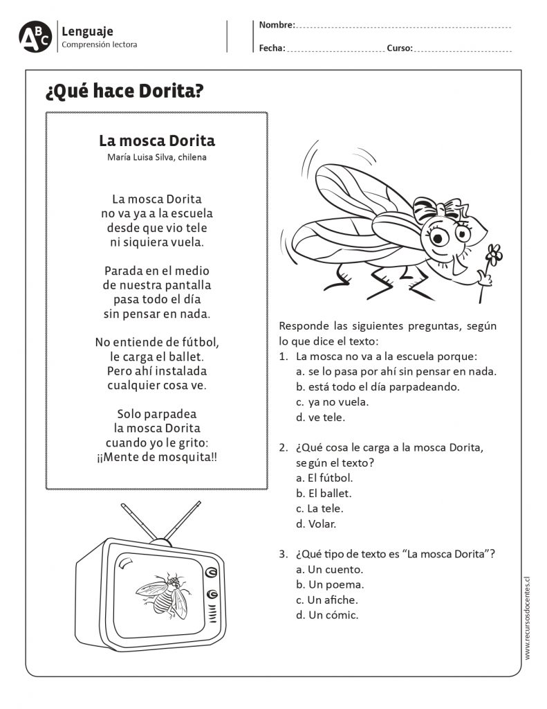 50 fichas de comprensión lectora para Primaria - Actividades de ...