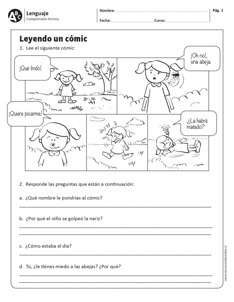 50 fichas de comprensión lectora para Primaria - Actividades de ...