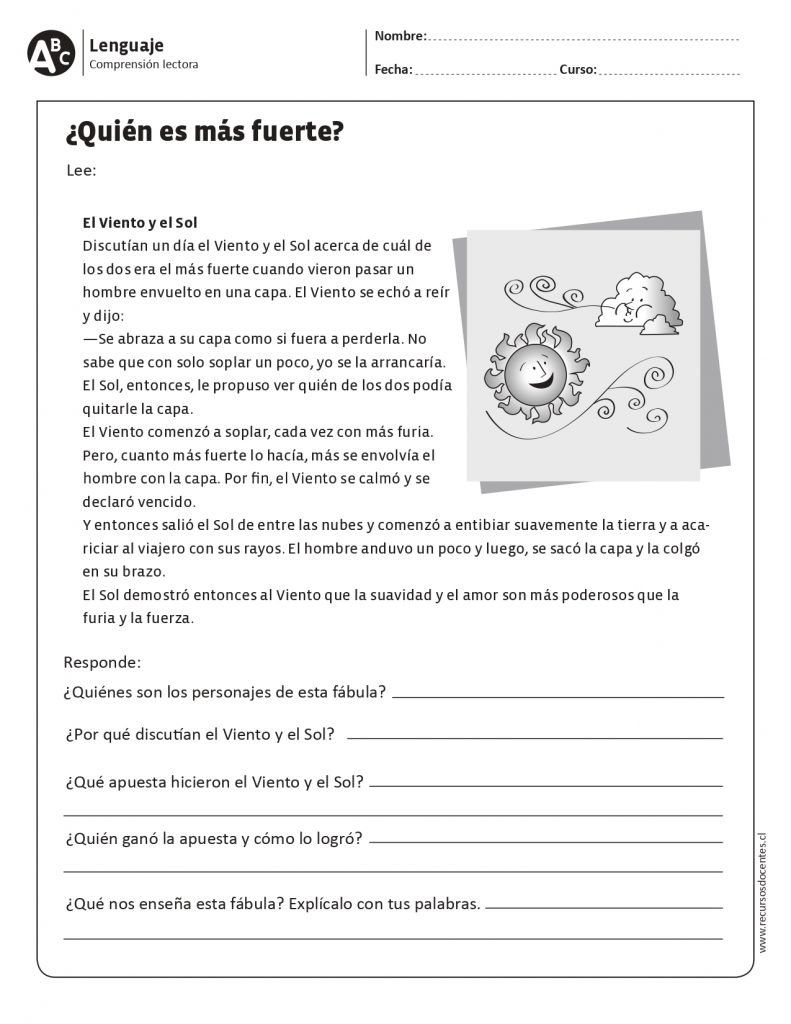 50 fichas de comprensión lectora para Primaria - Actividades de ...