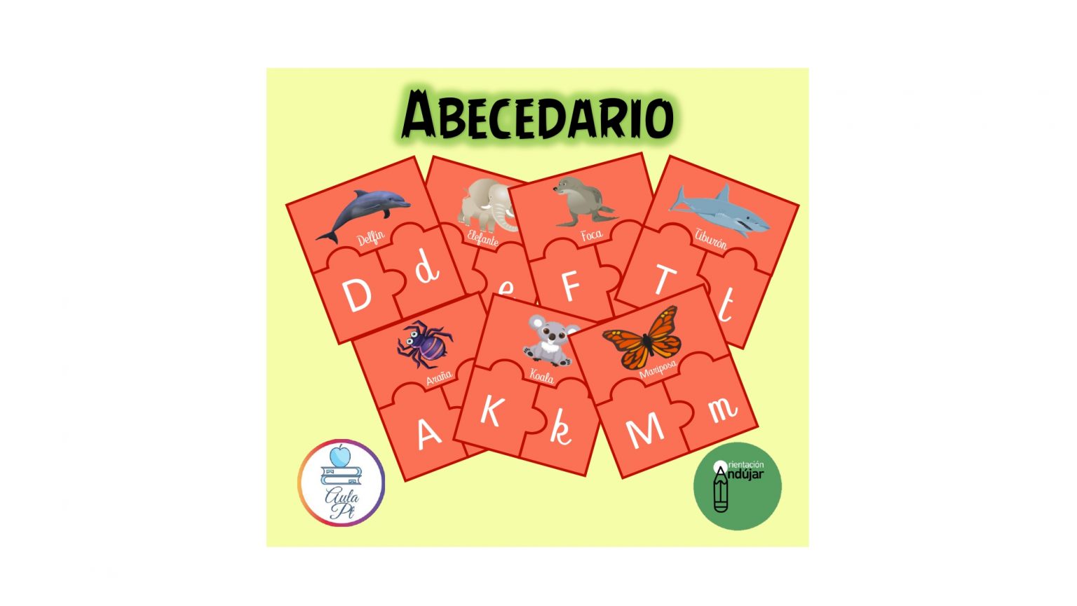 BONITO PUZZLE ABECEDARIO -Orientacion Andujar