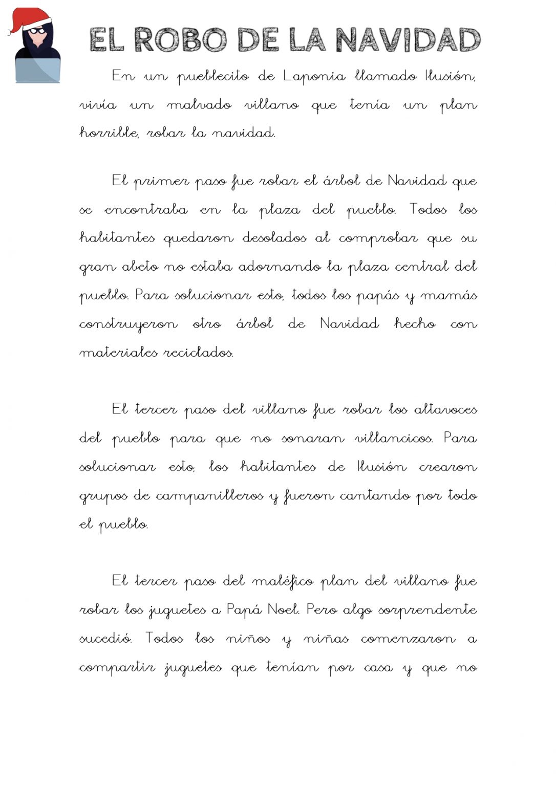 Cuadernillo de lecturas relacionadas con la Navidad y sus valores ...