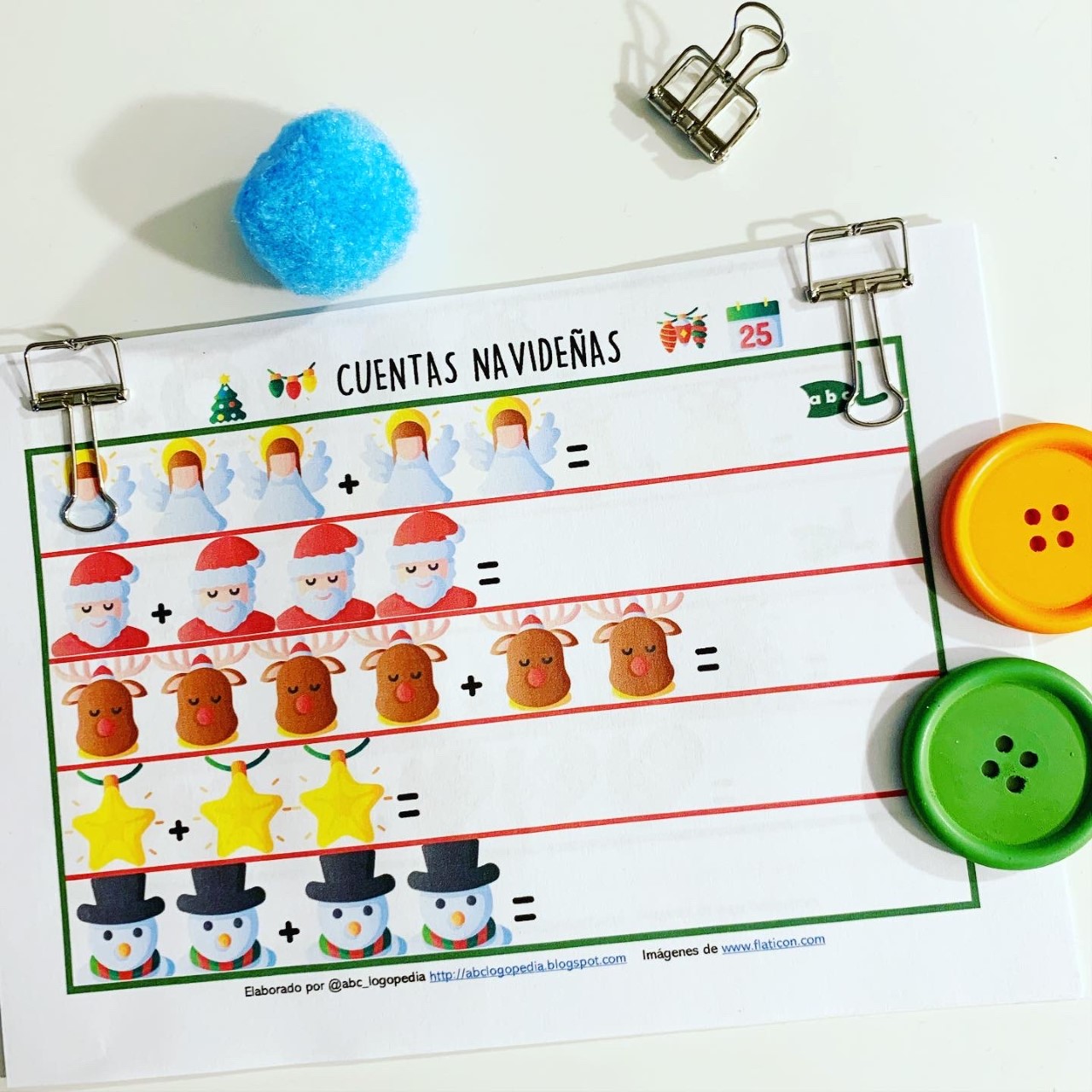 Cuentas navideñas -Orientacion Andujar