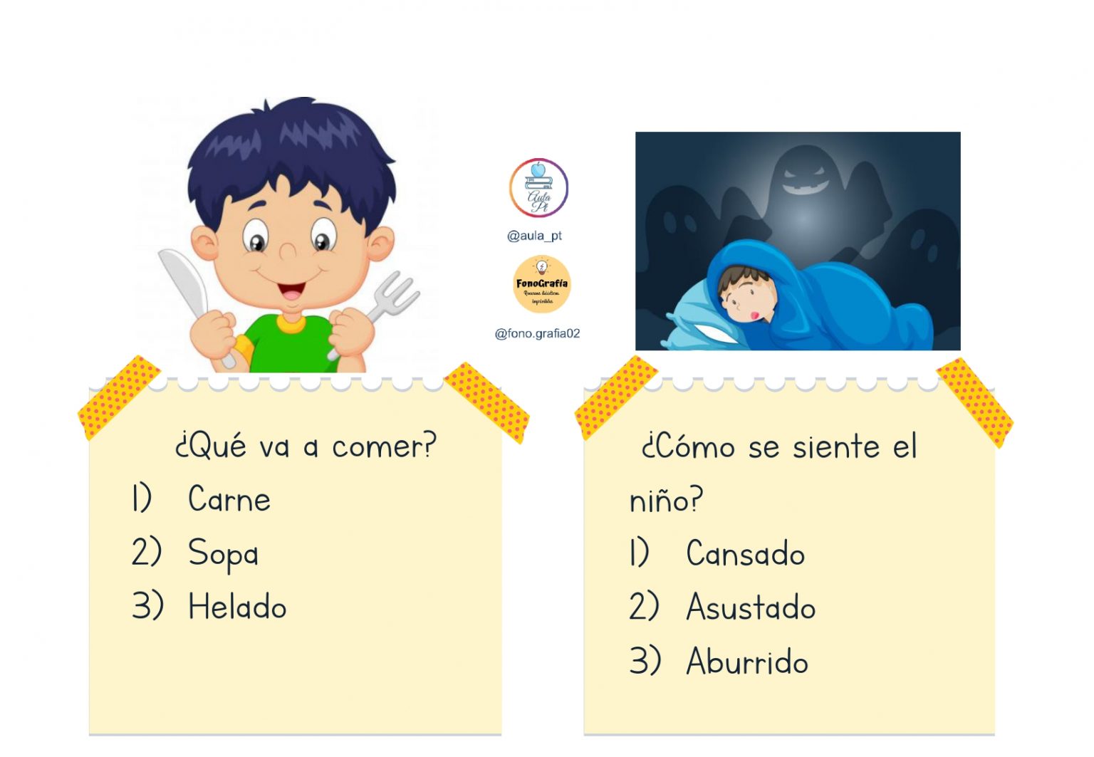 Colección de tarjetas inferenciales a parir de imágenes -Orientacion ...