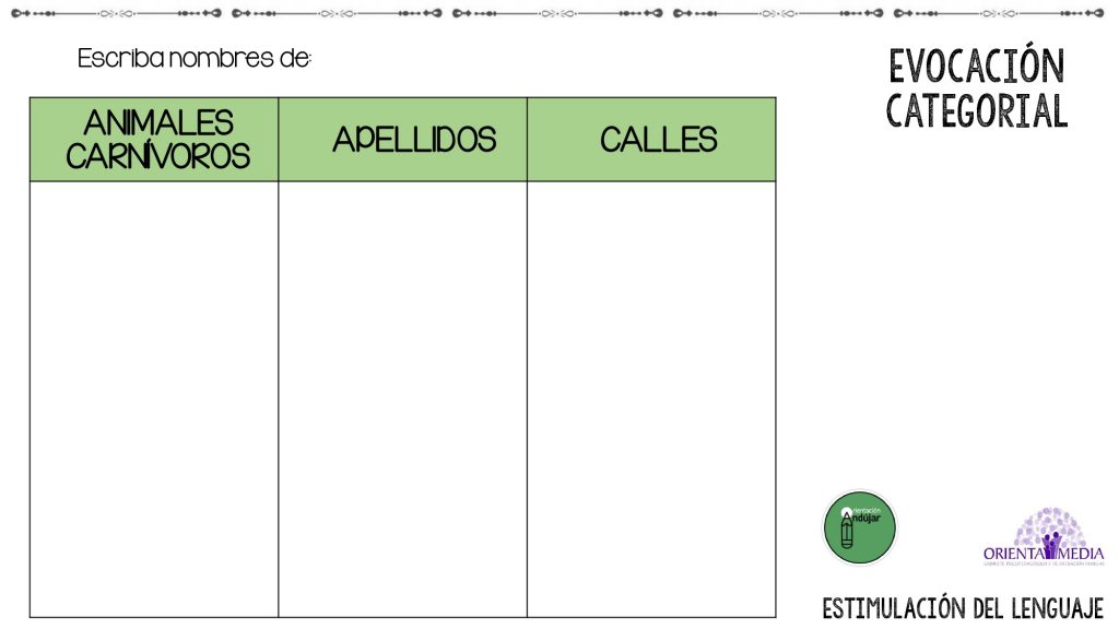 Fantástico material CUADERNILLO ESTIMULACIÓN DEL LENGUAJE ADULTOS ...