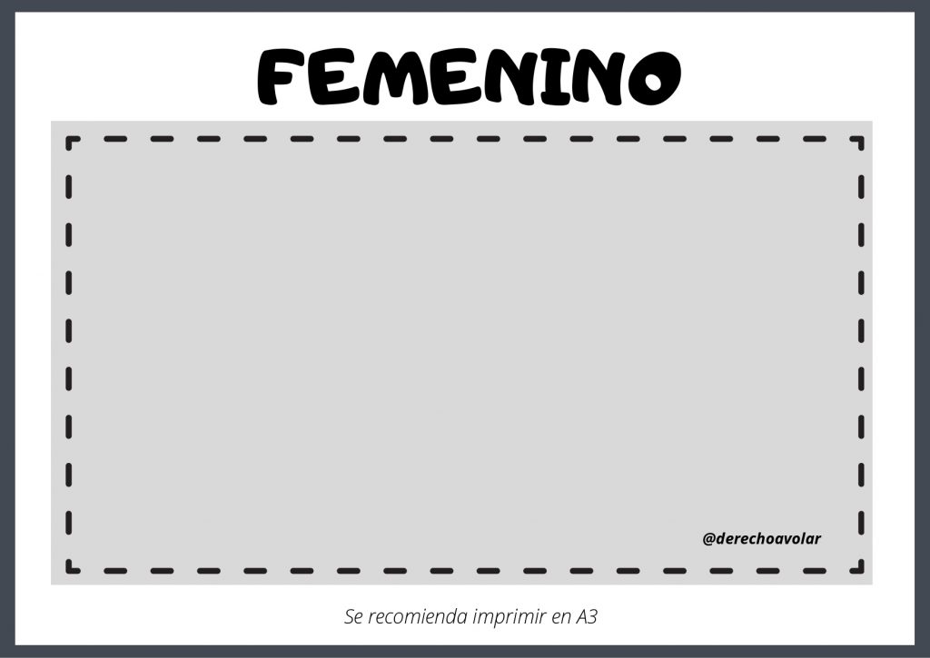 Actividad para trabajar el género de un sustantivo -Orientacion Andujar