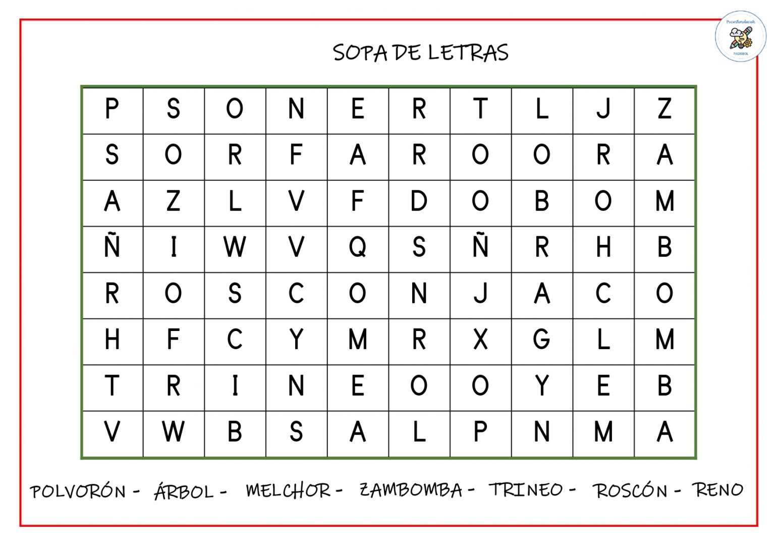 SÚPER PACK DE ACTIVIDADES NAVIDEÑAS -Orientacion Andujar