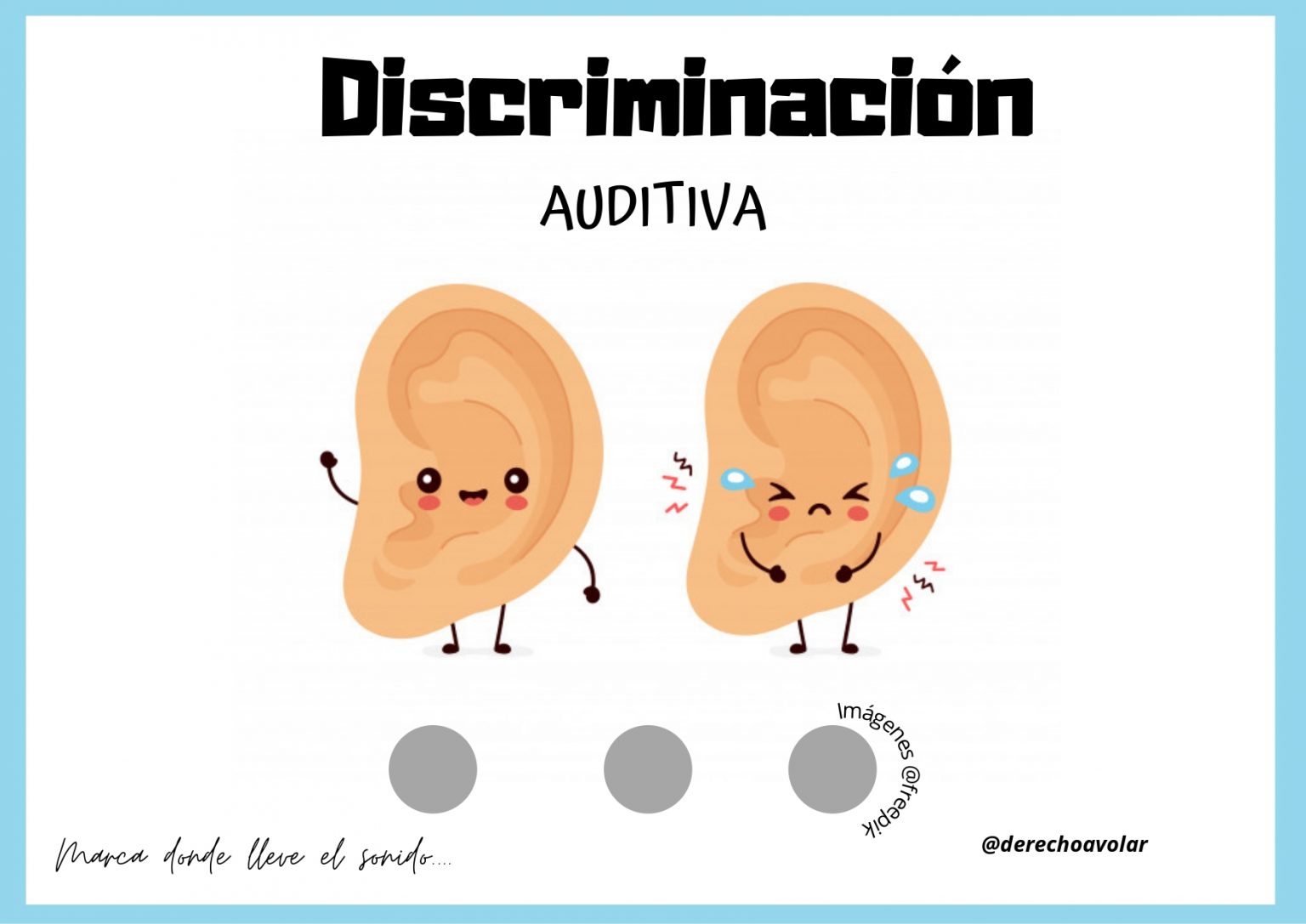 Fichas para trabajar la discriminación auditiva -Orientacion Andujar