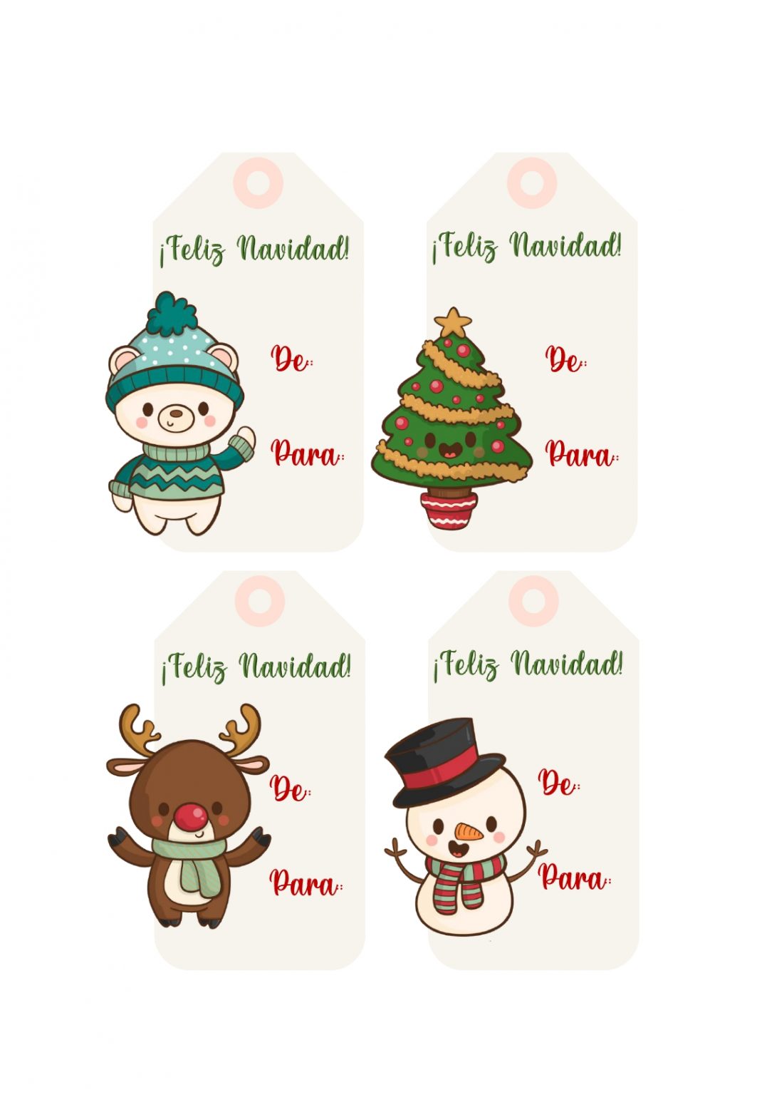 Interactivo navideño con bonitas tarjetas, colorea, recorta, pega y ...