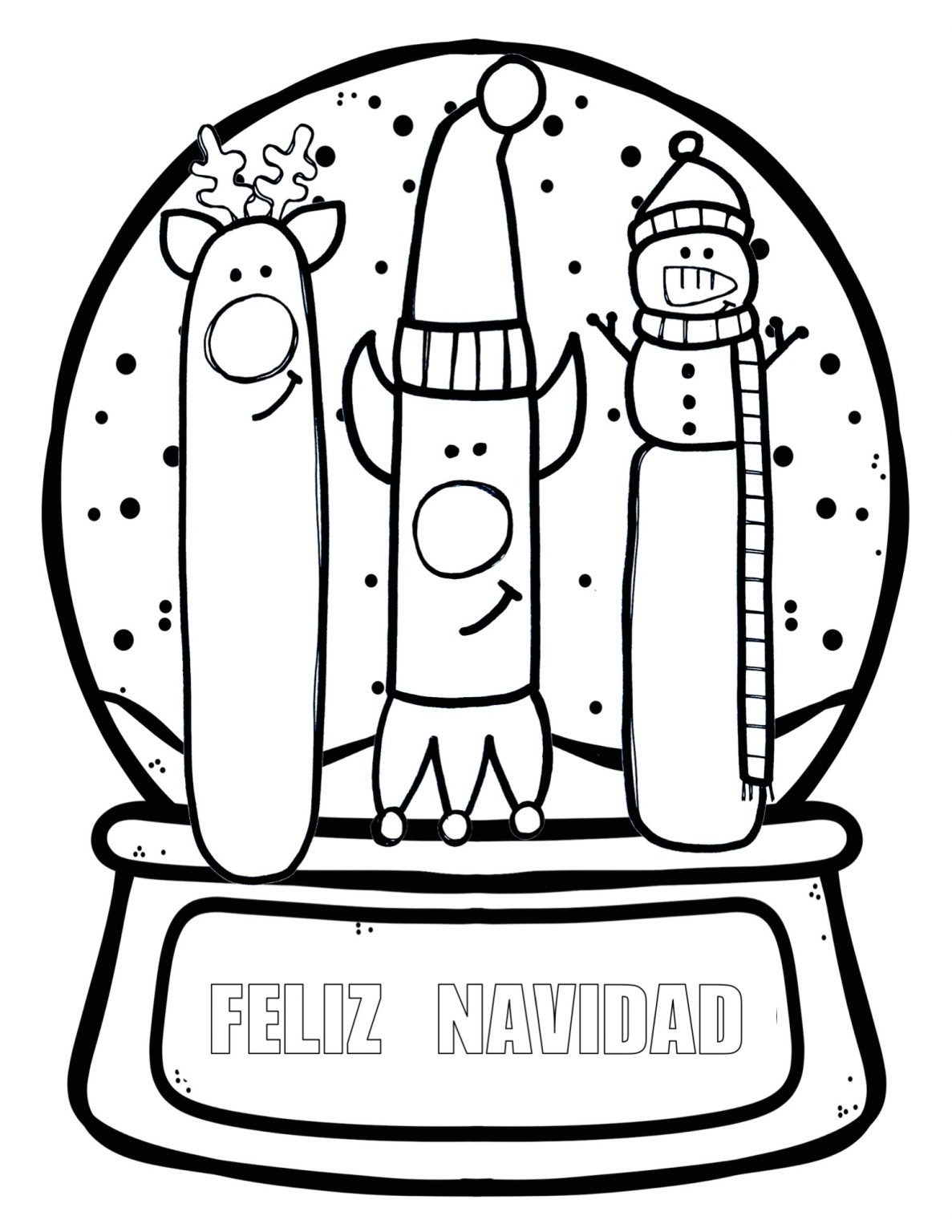 Vamos a colorear preciosas bolas de Navidad -Orientacion Andujar