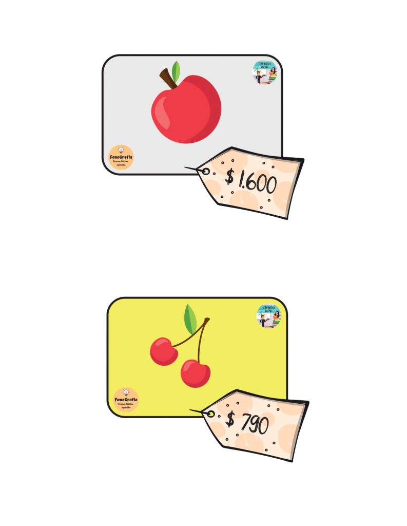 MAnipulativo Tienda Matemática Jugamos a las compras -Orientacion Andujar