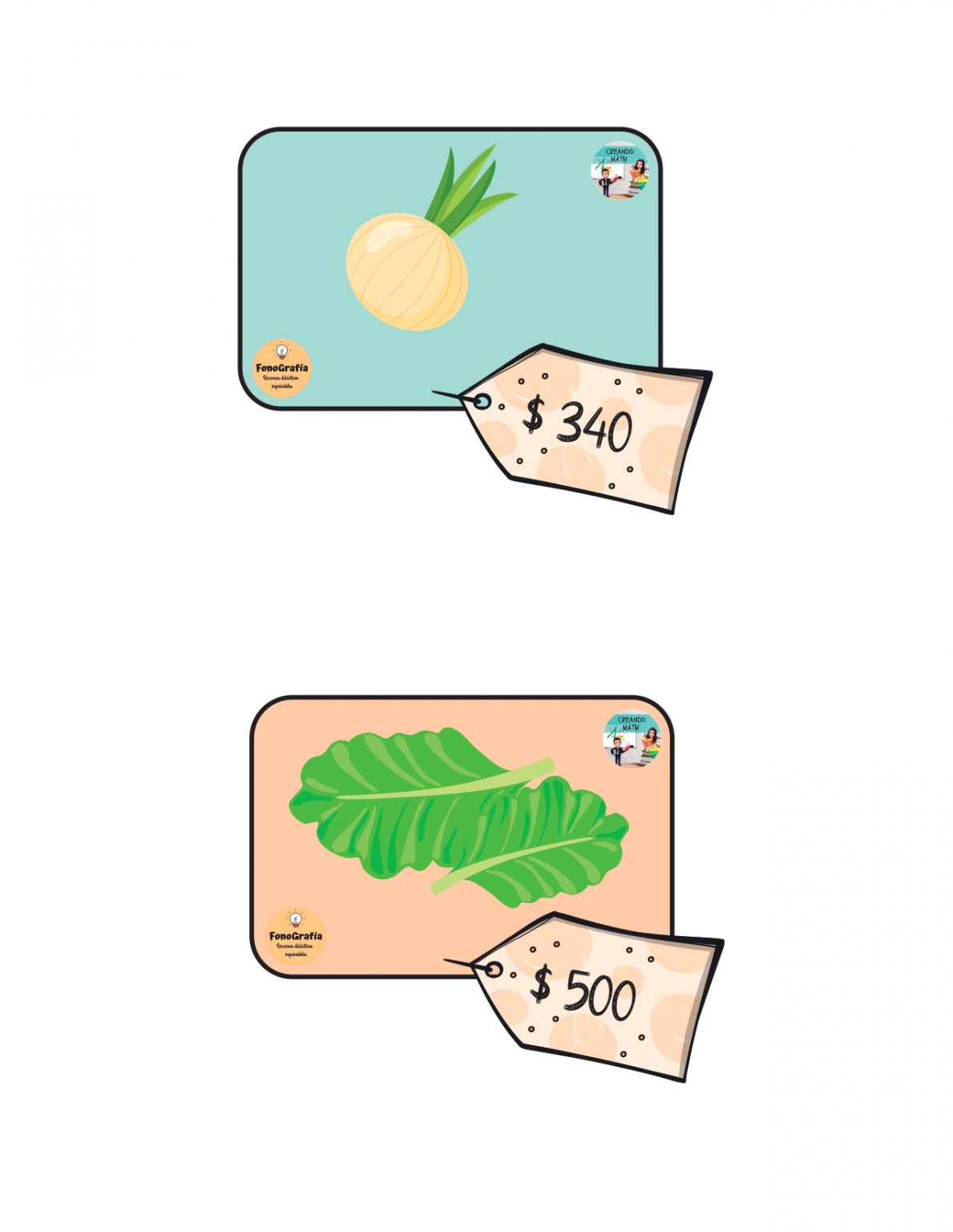 MAnipulativo Tienda Matemática Jugamos a las compras -Orientacion Andujar