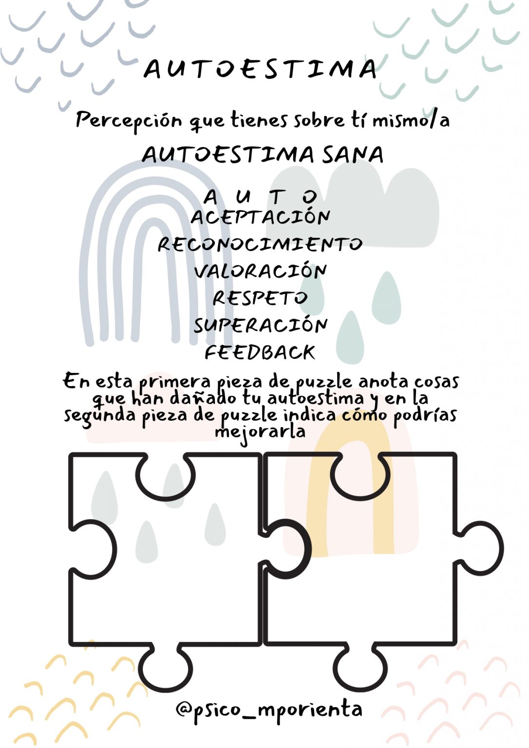 Cuaderno de autoestima vol 1 -Orientacion Andujar