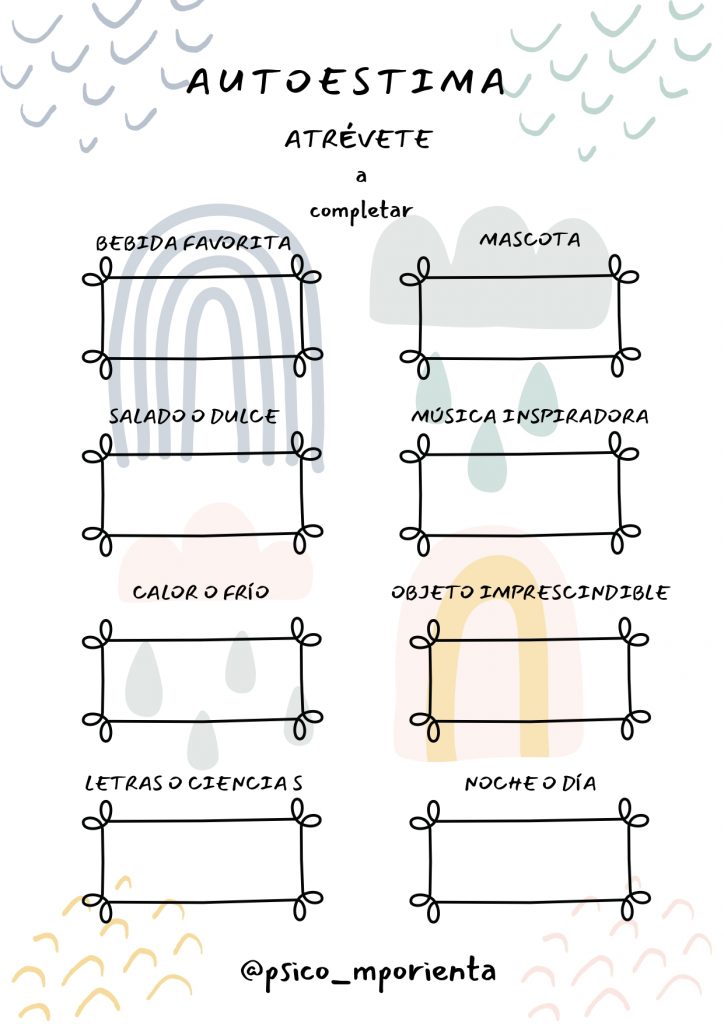 Cuaderno de autoestima vol 1 -Orientacion Andujar