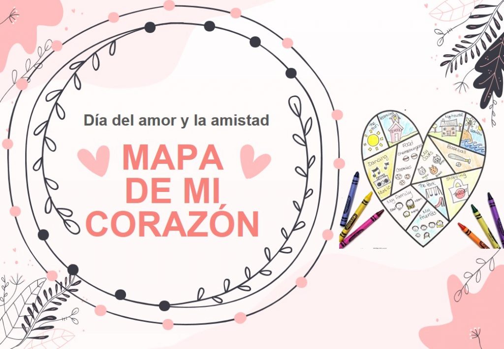 EL mapa de mi corazón día del amor y la amistad 10 modelos infantil ...