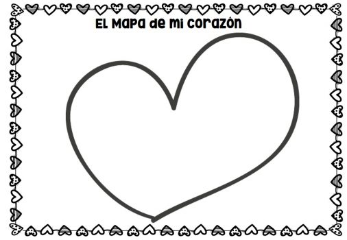 EL mapa de mi corazón día del amor y la amistad 10 modelos infantil ...
