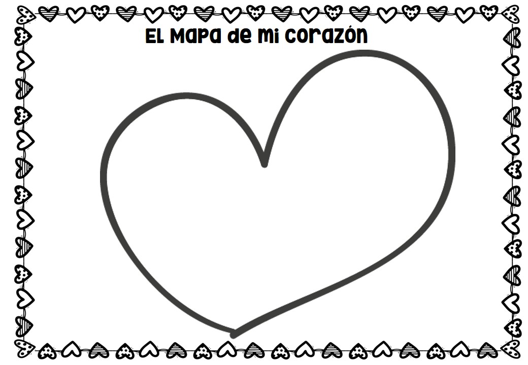 EL mapa de mi corazón día del amor y la amistad 10 modelos infantil ...