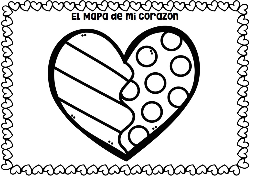 EL mapa de mi corazón día del amor y la amistad (11) - Orientación ...