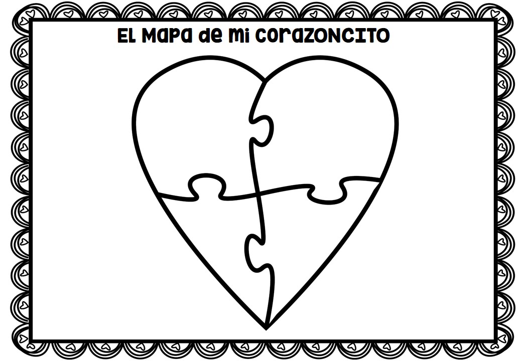 EL mapa de mi corazón día del amor y la amistad (2) - Orientación ...
