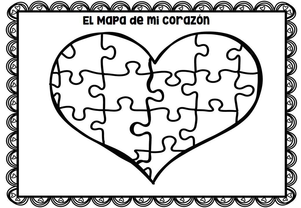 EL mapa de mi corazón día del amor y la amistad (8) - Orientación ...