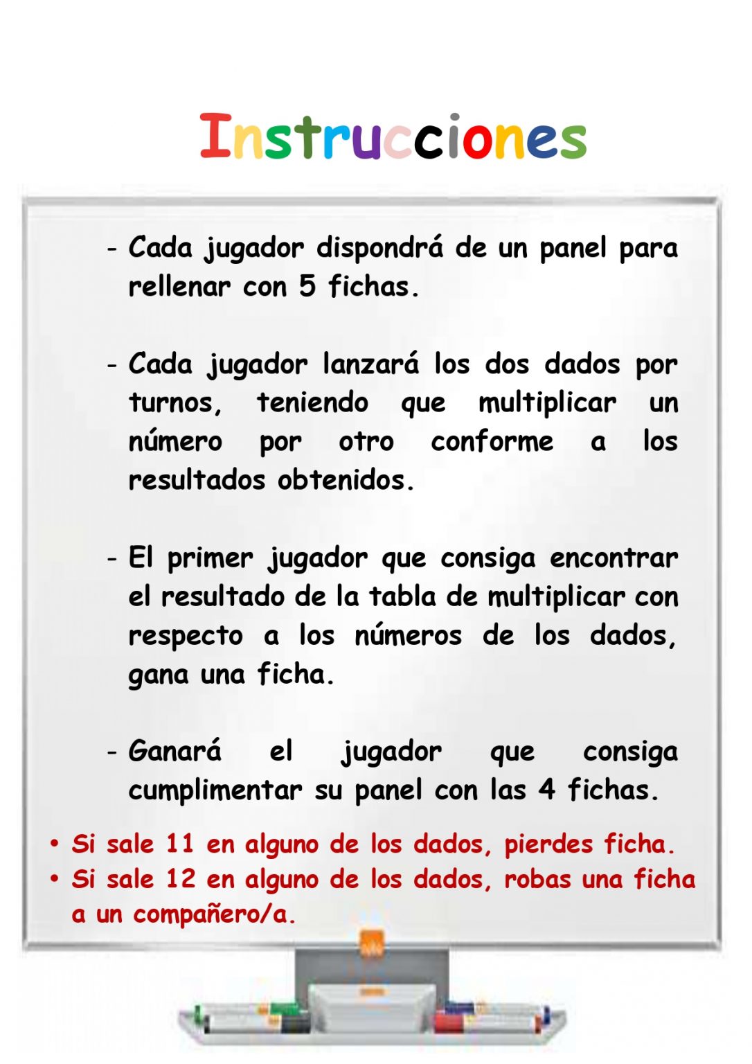 Colección de tableros imprimibles de juegos -Orientacion Andujar