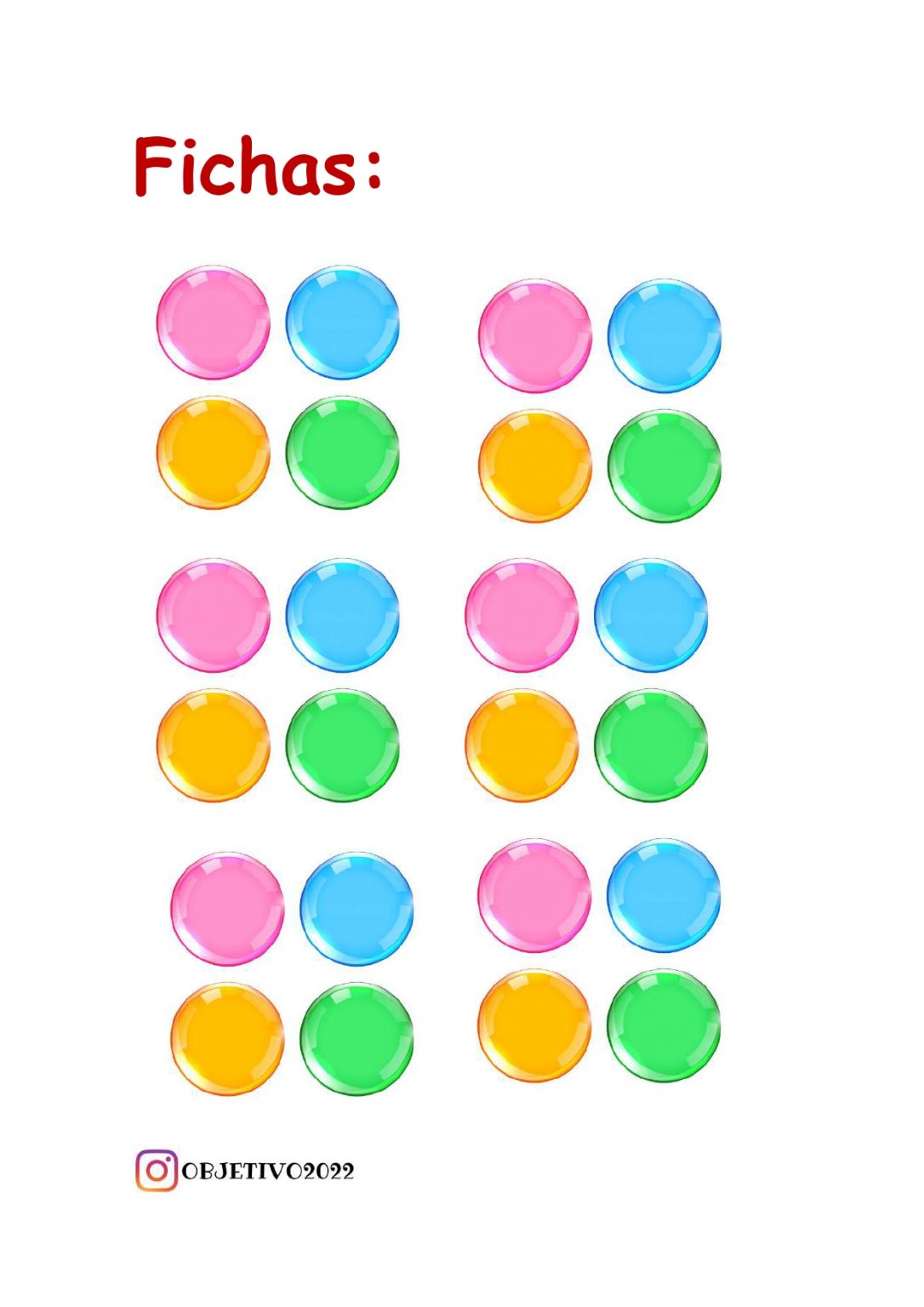 Colección de tableros imprimibles de juegos -Orientacion Andujar