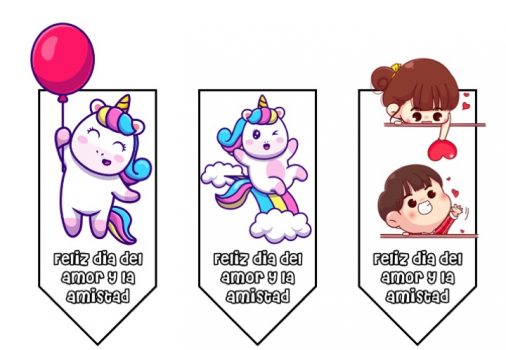 Preciosos marcapáginas especial San Valentin -Orientacion Andujar