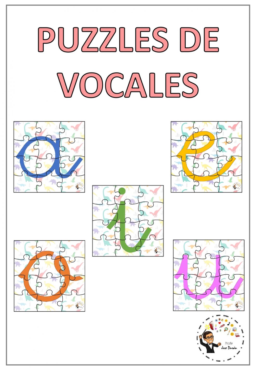 Puzzle de las vocales -Orientacion Andujar