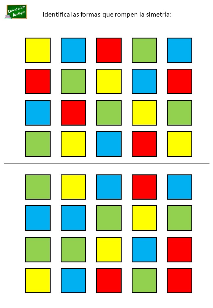Aspecto Perceptivo Visual Simetría De Colores