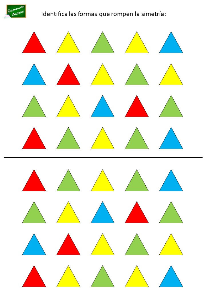 Aspecto Perceptivo Visual Simetría De Colores