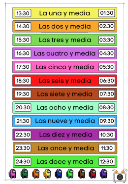 Cuaderno: El reloj digital -Orientacion Andujar