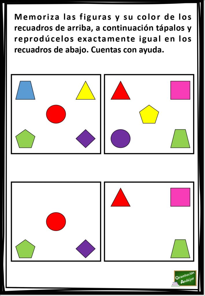 cuadernillo de estimulación cognitiva para trabajar MEMORIA y ATENCIÓN ...