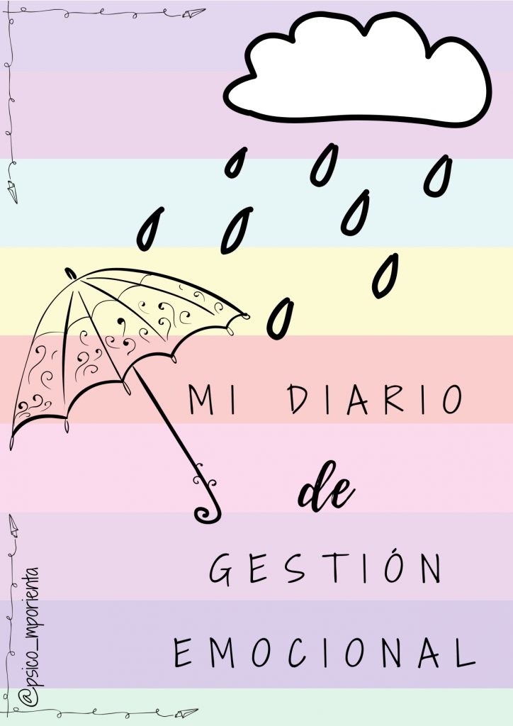 Mi diario de gestión emocional 60 páginas -Orientacion Andujar