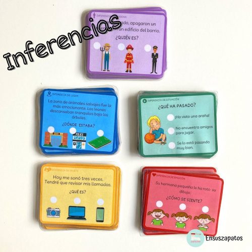 68 tarjetas de INFERENCIAS TEORIA DE LA MENTE -Orientacion Andujar