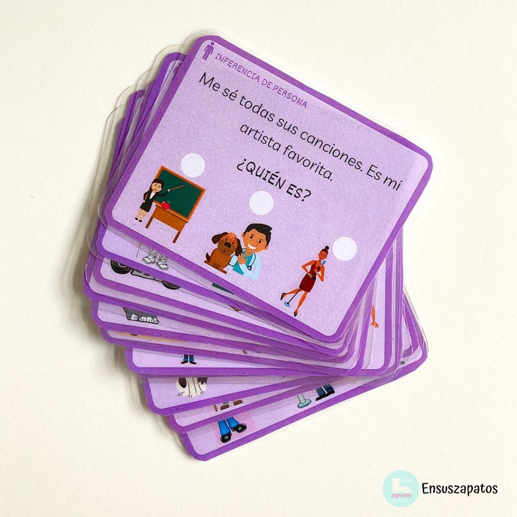 68 tarjetas de INFERENCIAS TEORIA DE LA MENTE -Orientacion Andujar