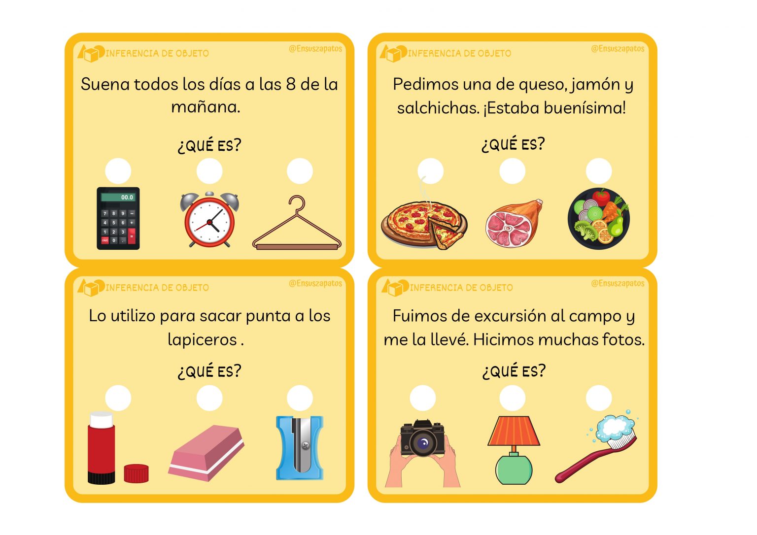68 tarjetas de INFERENCIAS TEORIA DE LA MENTE -Orientacion Andujar