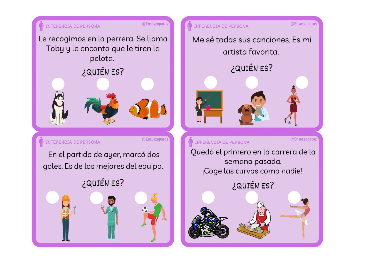 Trabajamos las INFERENCIAS SEGÚN TEORIA DE LA MENTE - Orientacion Andujar