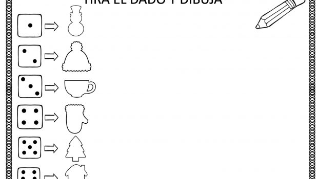 Juego Tira el dado y dibuja como el modelo 3 - Orientación Andújar ...