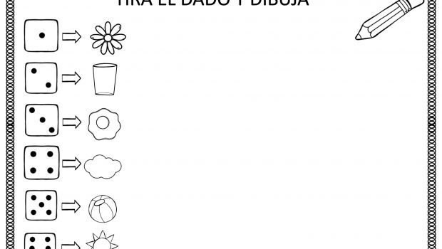 Juego Tira el dado y dibuja como el modelo 4 - Orientación Andújar ...