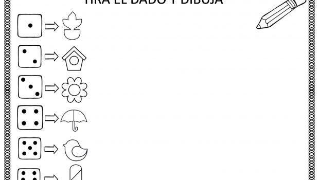 Juego Tira el dado y dibuja como el modelo 9 - Orientación Andújar ...