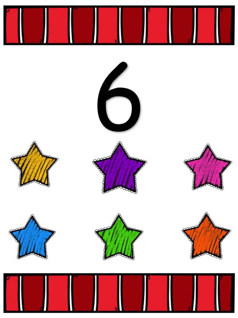 TARJETAS DE LOS NÚMEROS DEL 1 AL 20 -Orientacion Andujar