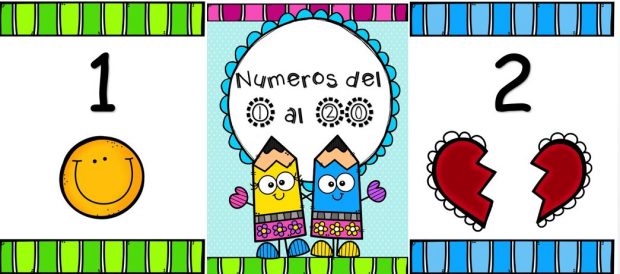 TARJETAS DE LOS NÚMEROS DEL 1 AL 20 -Orientacion Andujar