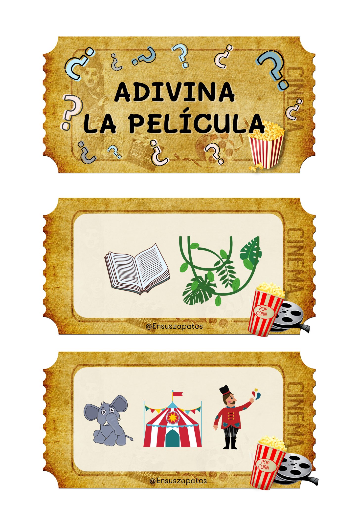 Divertido juego para los últimos días de clase: Adivina la película ...