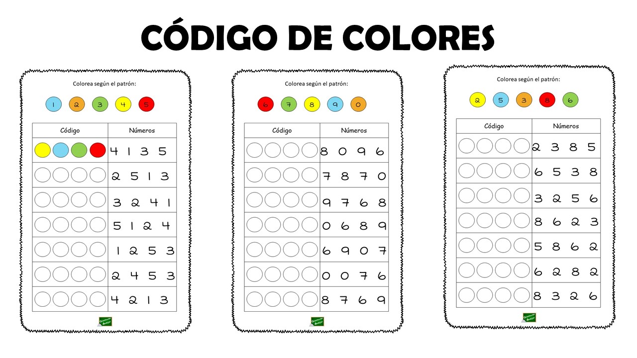 Código de colores - Orientacion Andujar